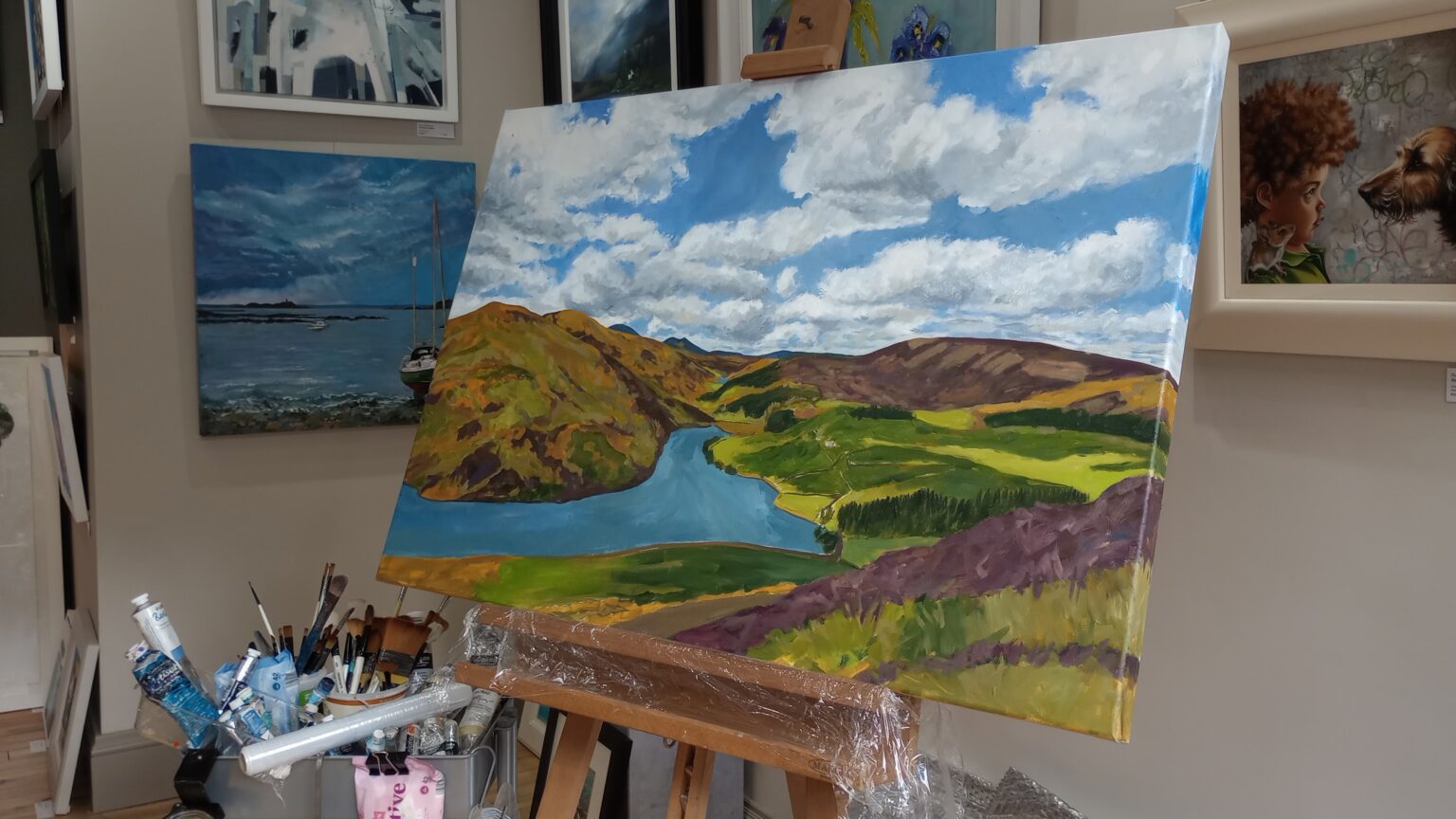 Contemporary oil paintings by Edinburgh Artist Tess Dunlop